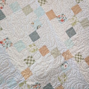 Handmade Baby Girl Patchwork Quilt - Etsy