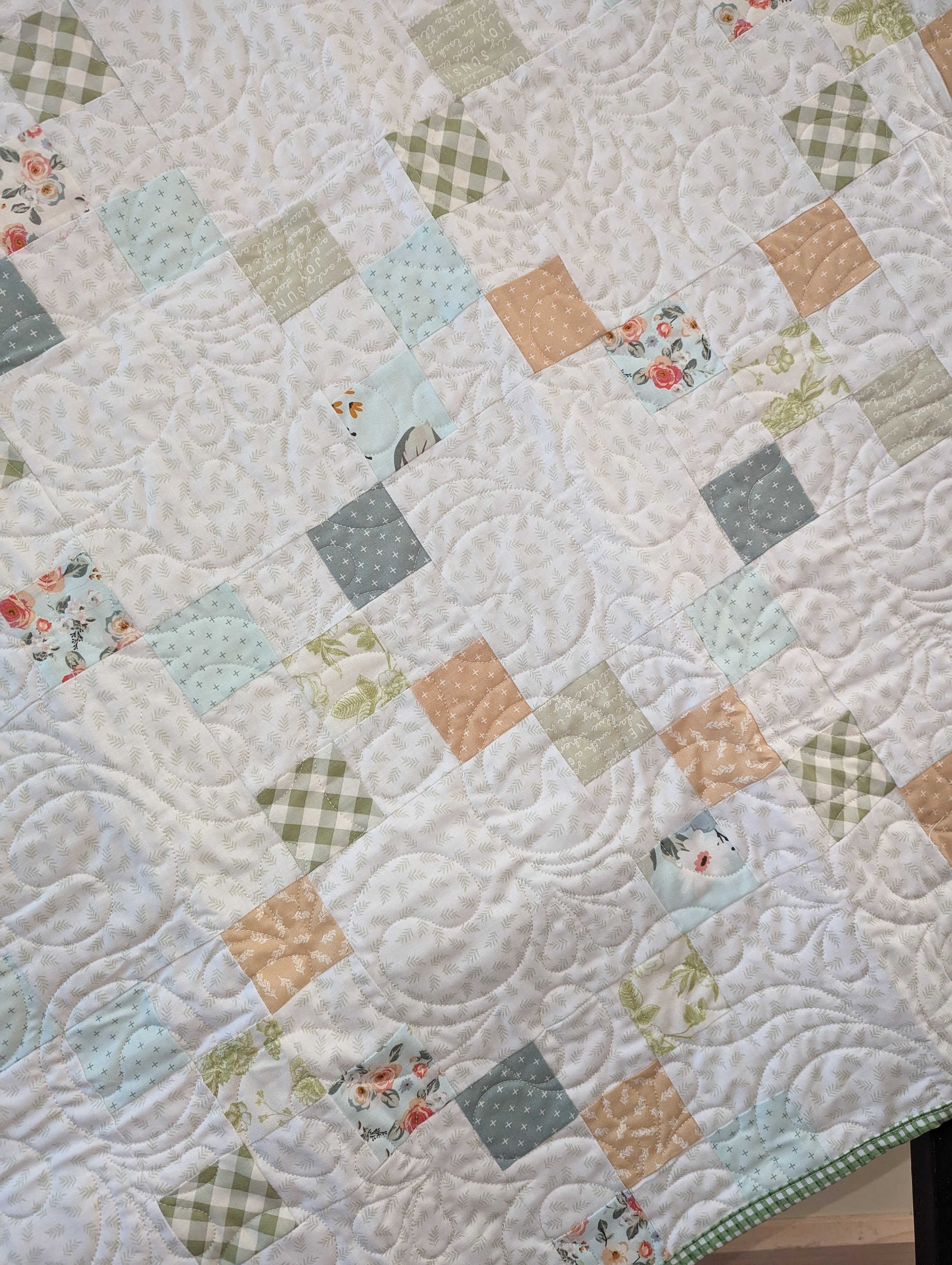 Handmade Baby Girl Patchwork Quilt - Etsy