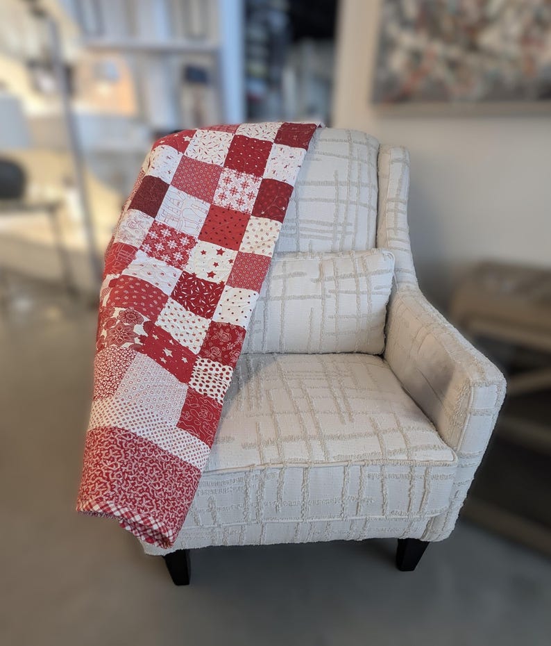 Handmade Patchwork Quilt - Etsy