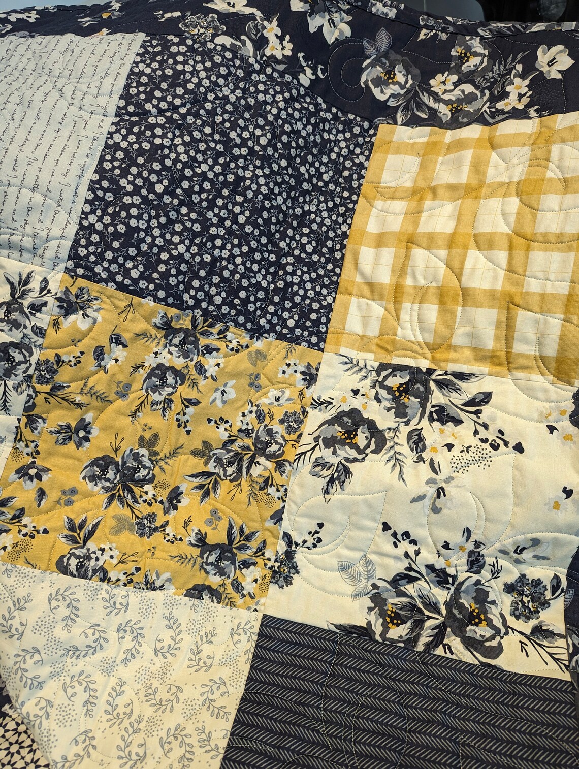 Handmade Gingham Foundry Patchwork Quilt - Etsy