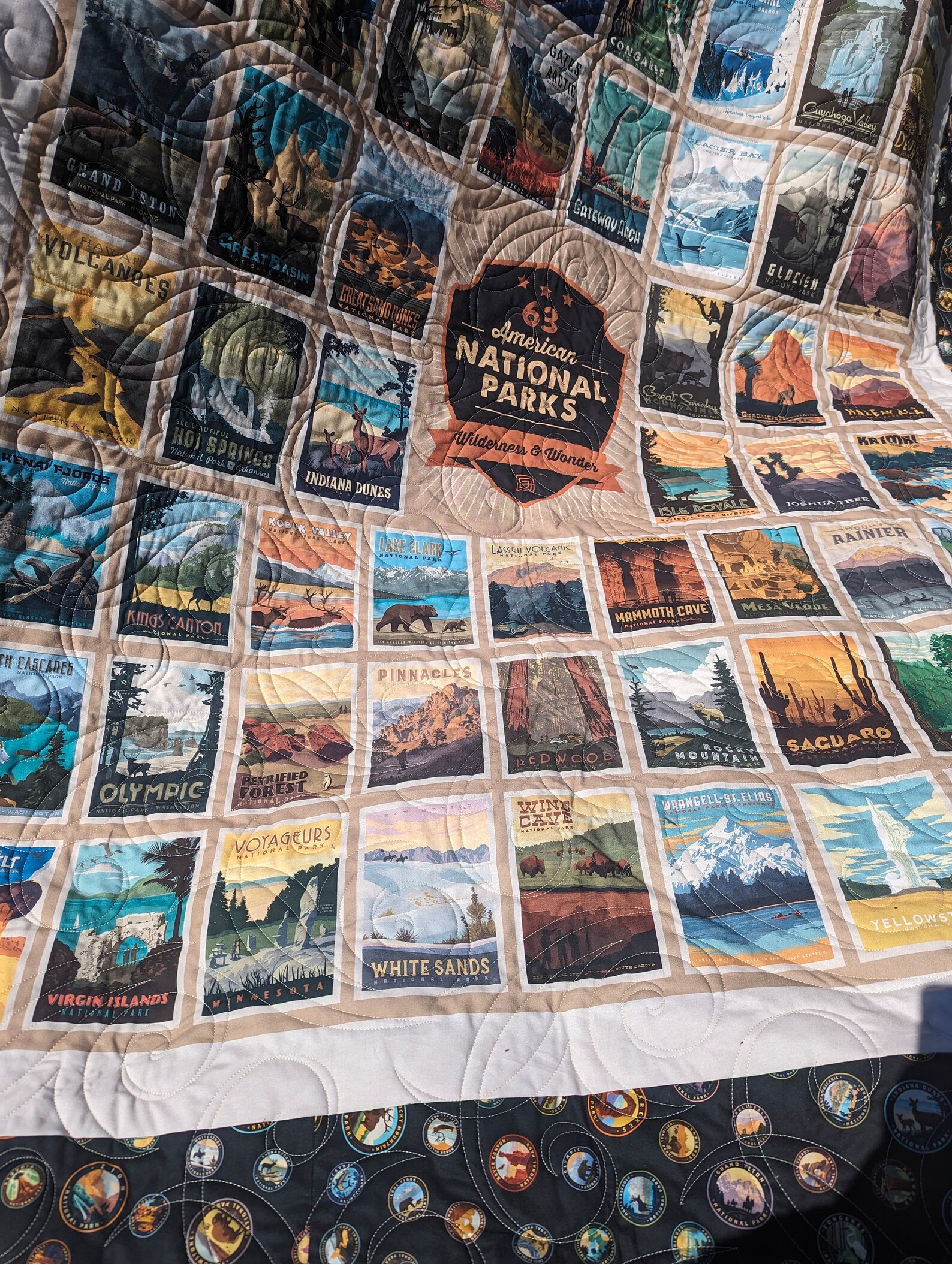 Handmade National Parks Wilderness Wonders Quilt - Etsy