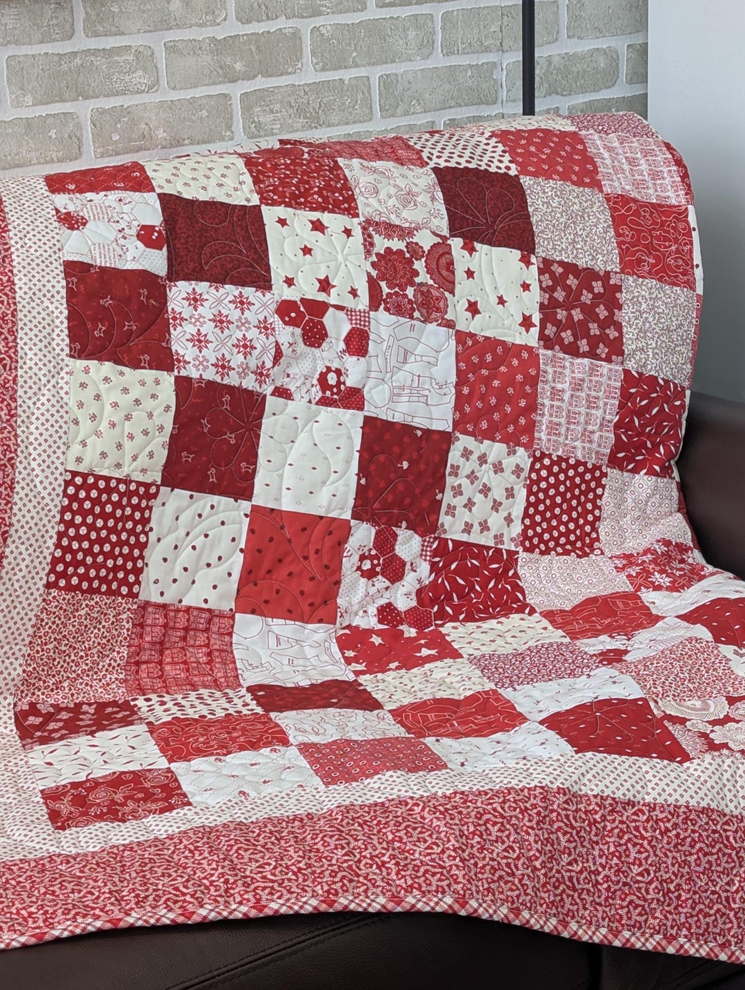 Handmade Patchwork Quilt - Etsy
