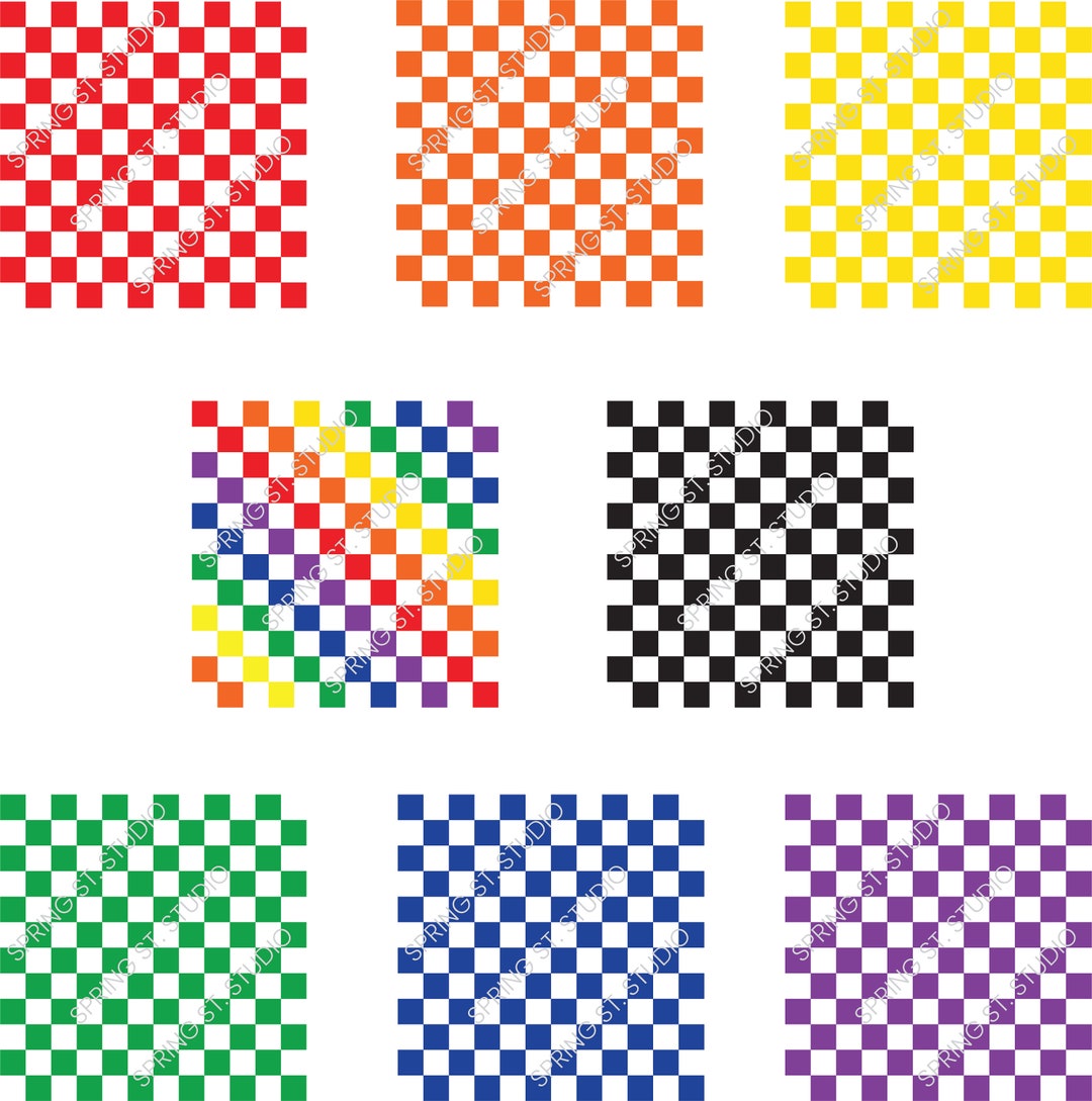 100% of Proceeds Donated! Seamless Checker/checkerboard/check Pattern ...