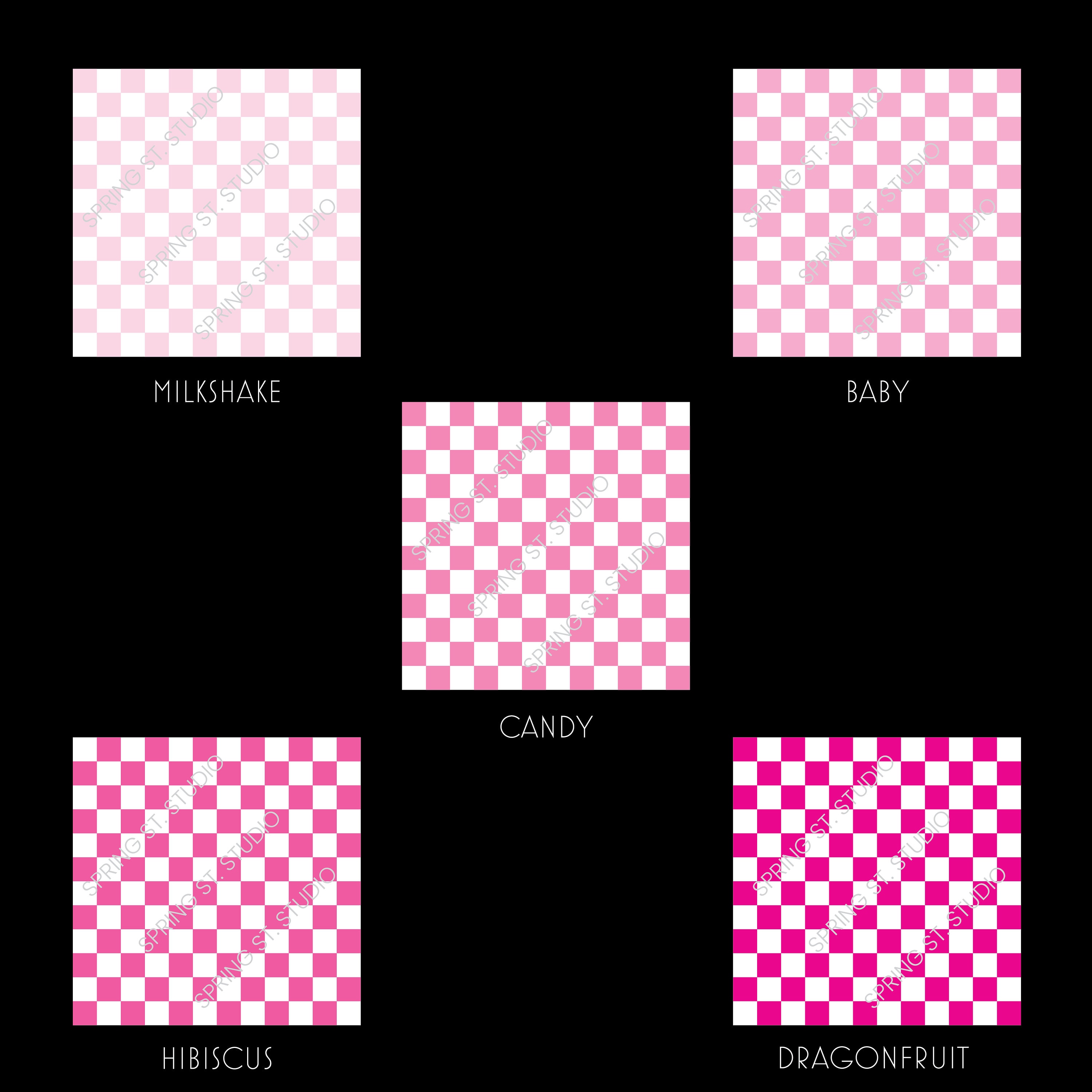100% of Proceeds Donated-seamless Pink Checker/checkerboard/check ...