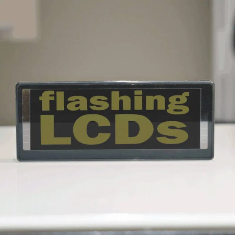 Flashing Store Sign | Flashing Sign, Countertop Display, Custom ...