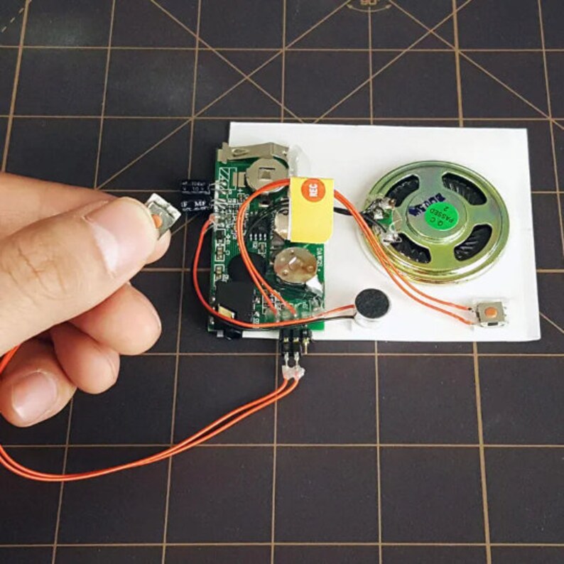 Push Button Sound Module With Line-in Port Re-recordable Sound Module ...