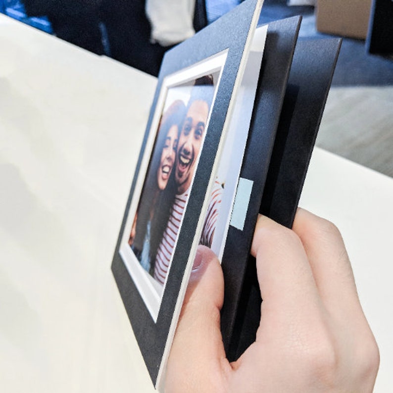 Black Square Voice Recordable Frame Card Singing Photo Frame - Etsy