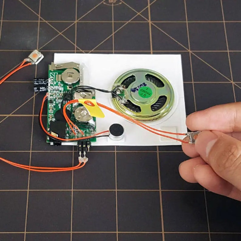 Push Button Sound Module With Line-in Port Re-recordable Sound Module ...