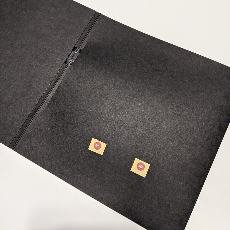 Black Square Voice Recordable Frame Card Singing Photo Frame - Etsy