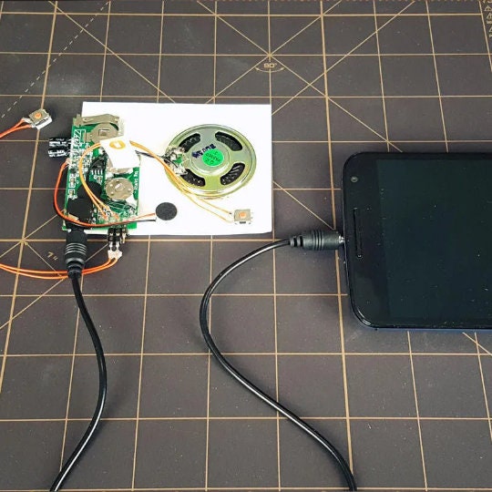 Push Button Sound Module With Line-in Port Re-recordable Sound Module ...