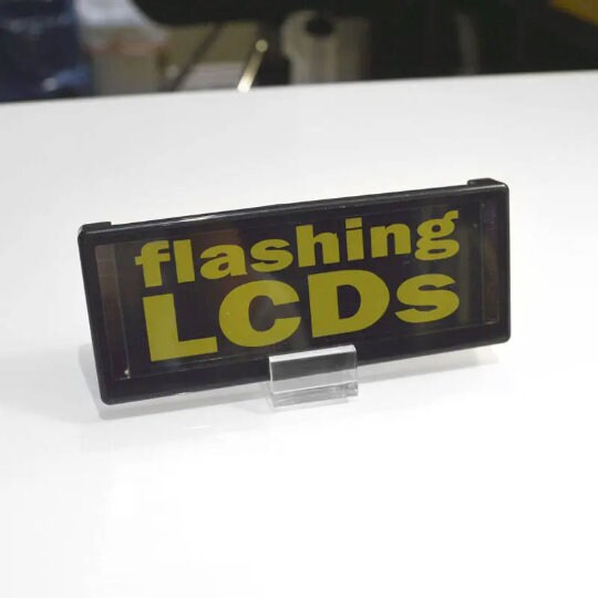 Flashing Store Sign | Flashing Sign, Countertop Display, Custom ...