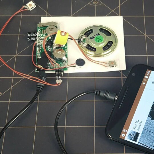 Push Button Sound Module With Line-in Port Re-recordable Sound Module ...