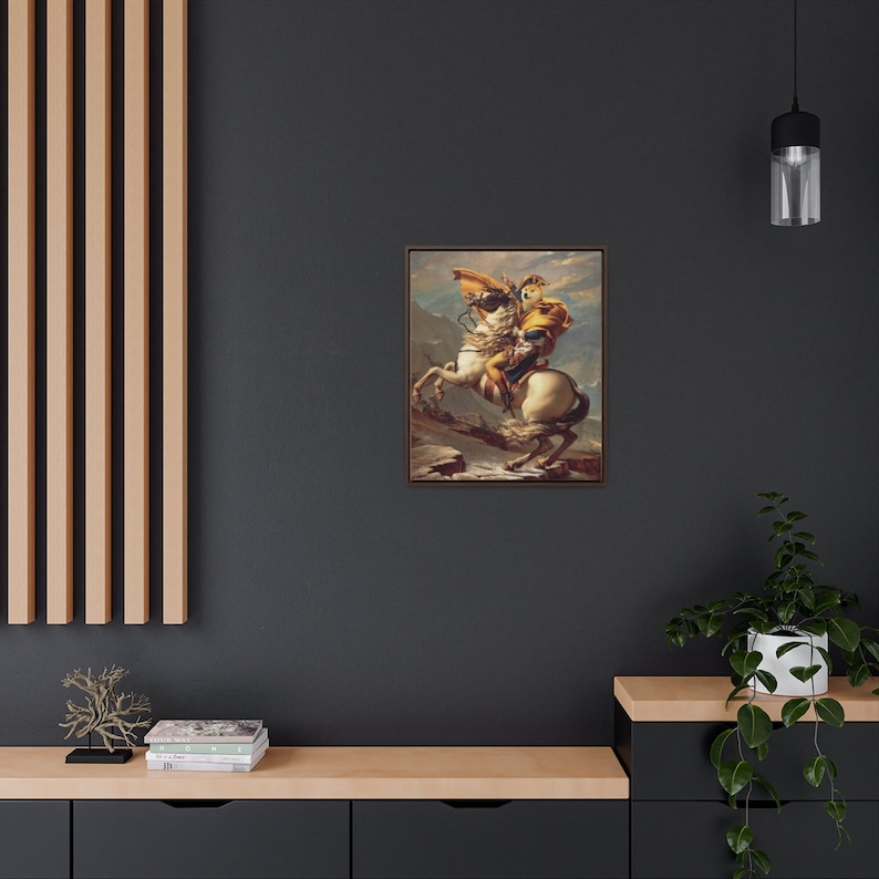 Doge Napoleon Framed Canvas - Etsy