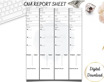 Pct Shift Report Sheet - Etsy