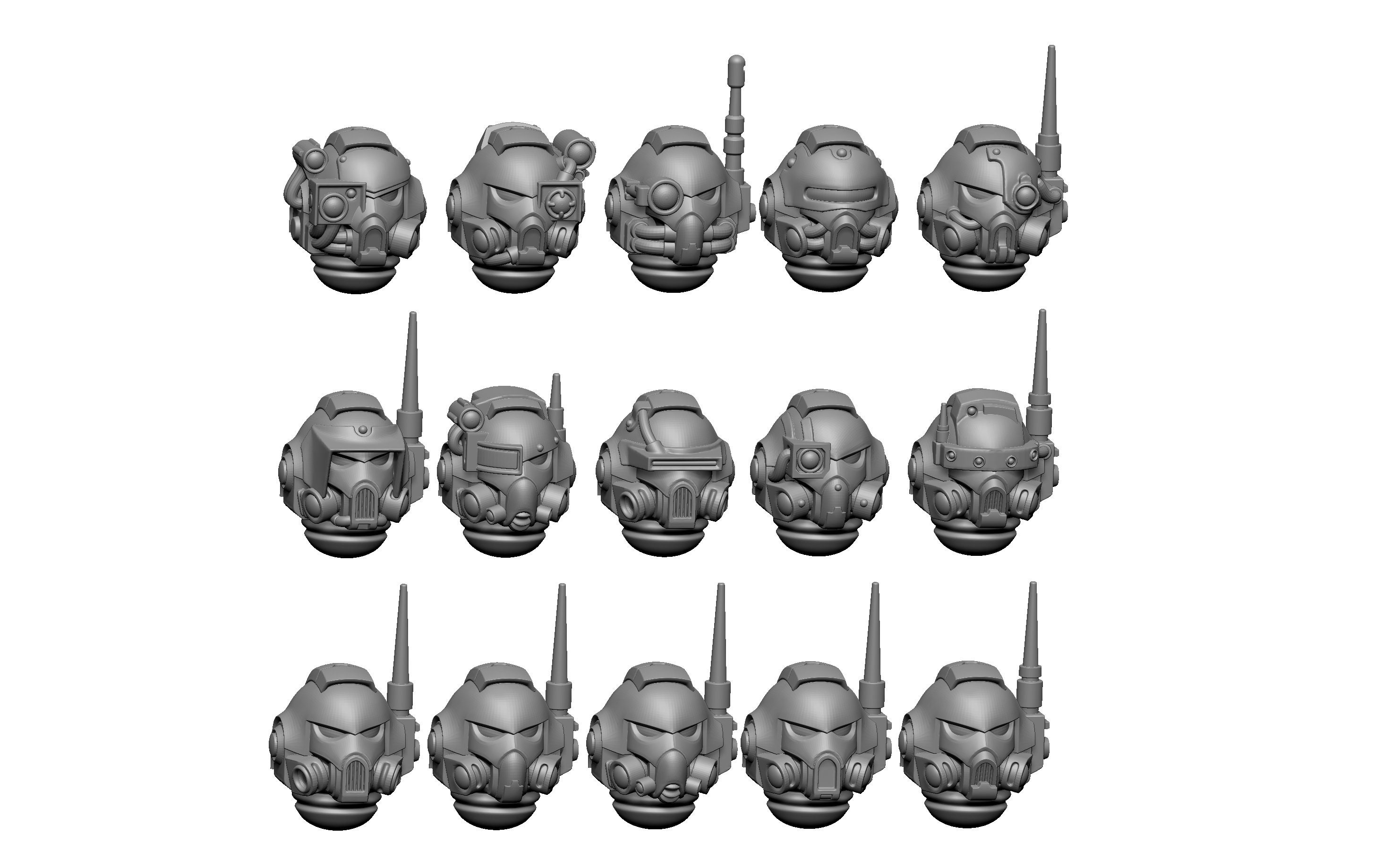 Phobos Helmets/heads Cabezas/cascos Phobos for Space - Etsy Sweden