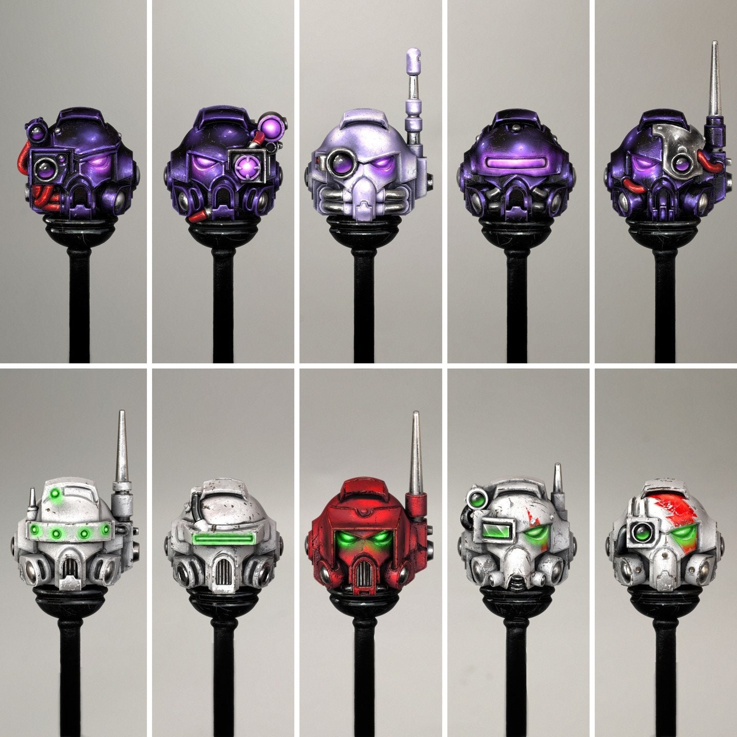 Phobos Helmets/heads Cabezas/cascos Phobos for Space - Etsy Sweden