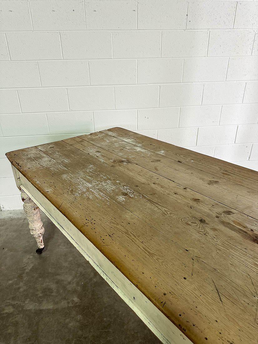 Antique Pine Kitchen Prep Table With Drawers - Etsy