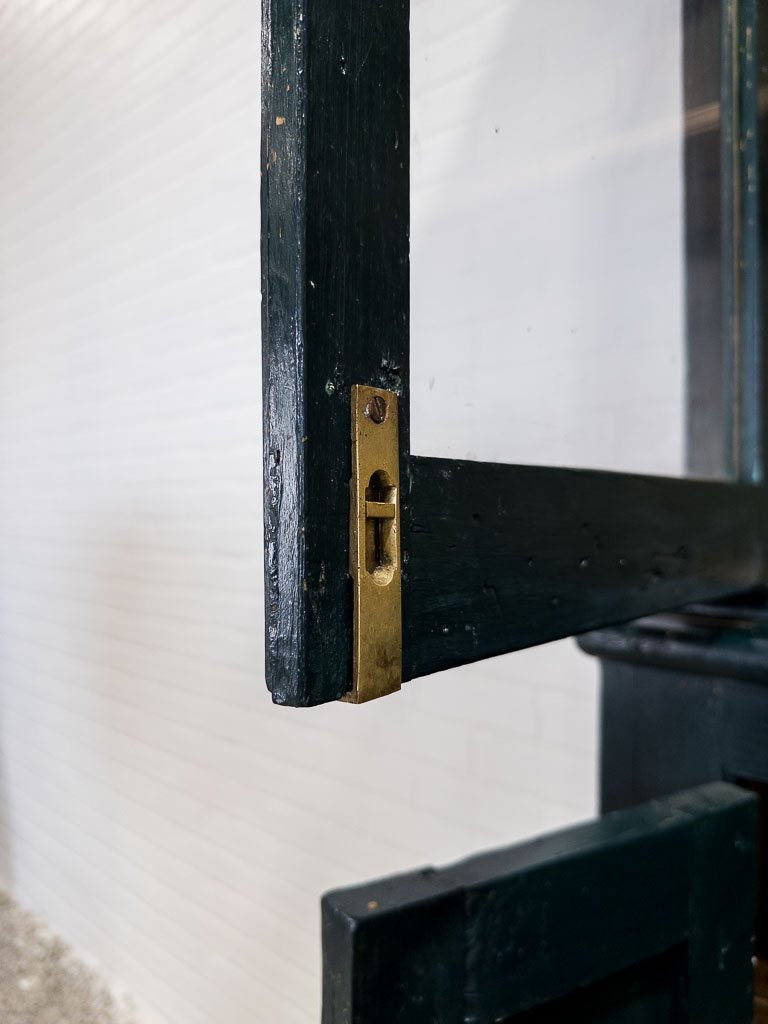 Antique Pine Cabinet in Chippy Green Paint - Etsy