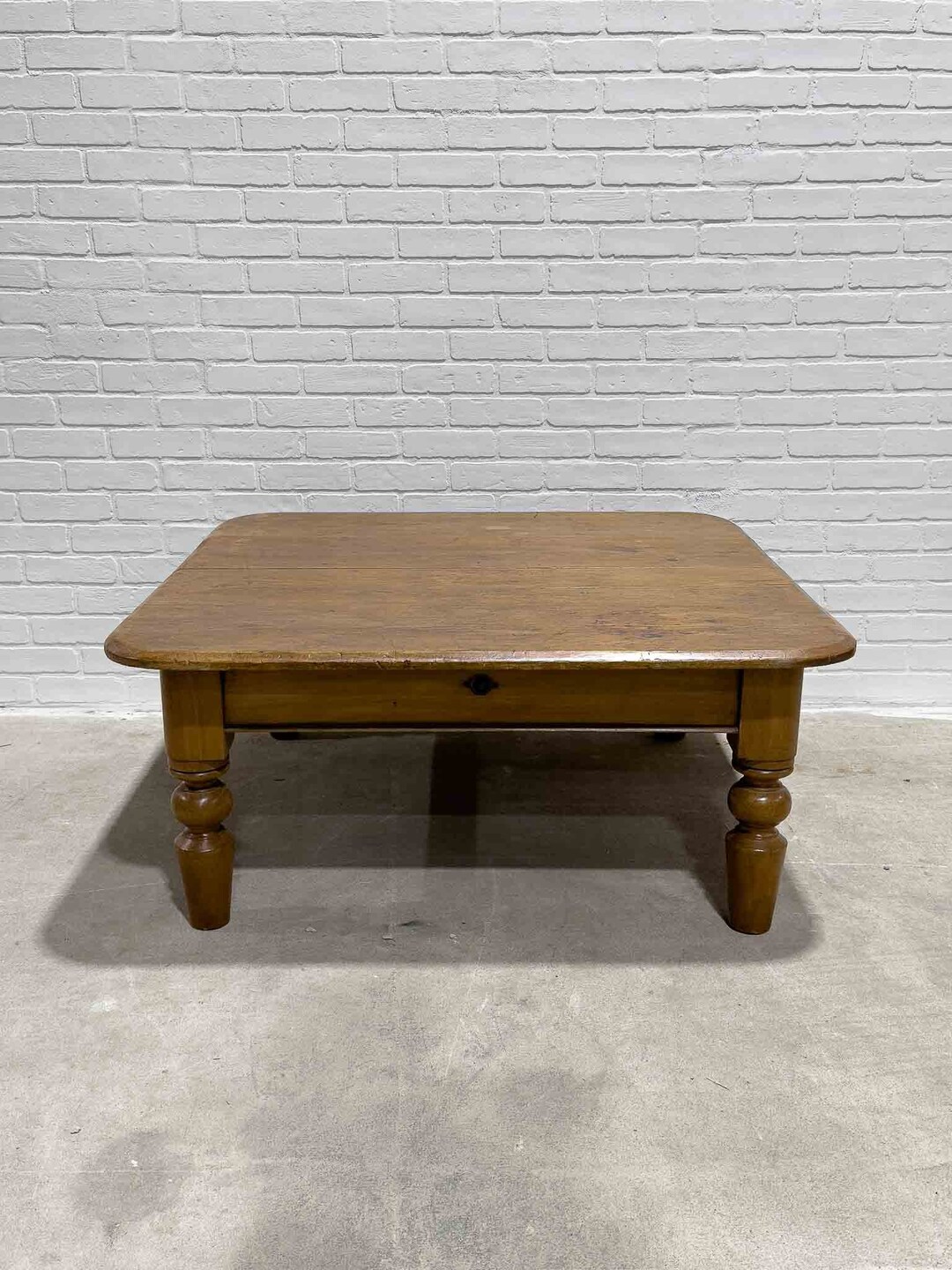 Antique Pine English Coffee Table - Etsy