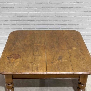 Antique Pine English Coffee Table - Etsy