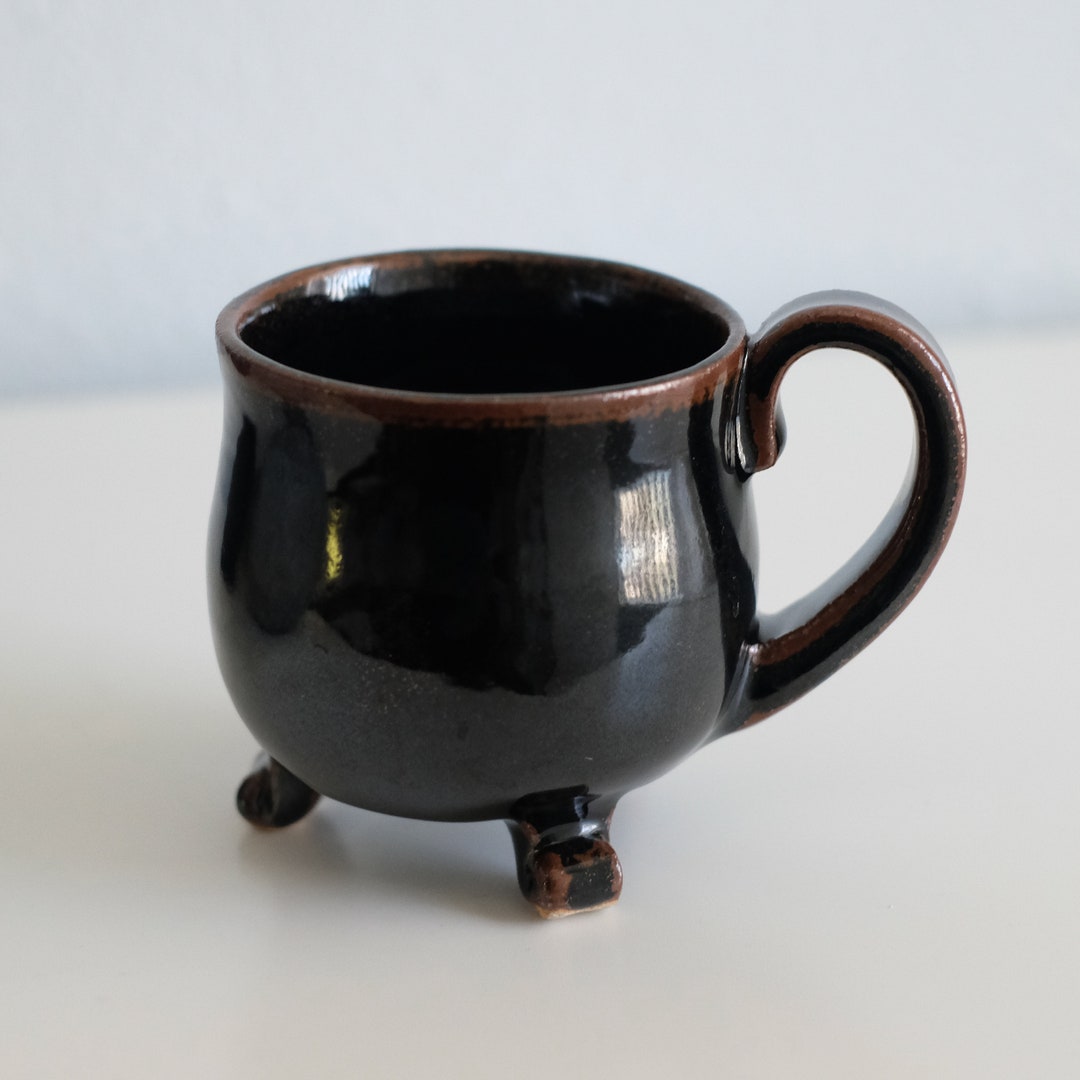 Cauldron Coffee Mug, Stoneware, Handmade Pottery - Etsy