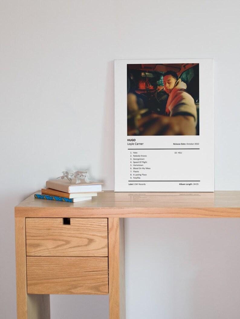 Loyle Carner Hugo Album Cover Poster Loyle Carner Poster Music Gift ...