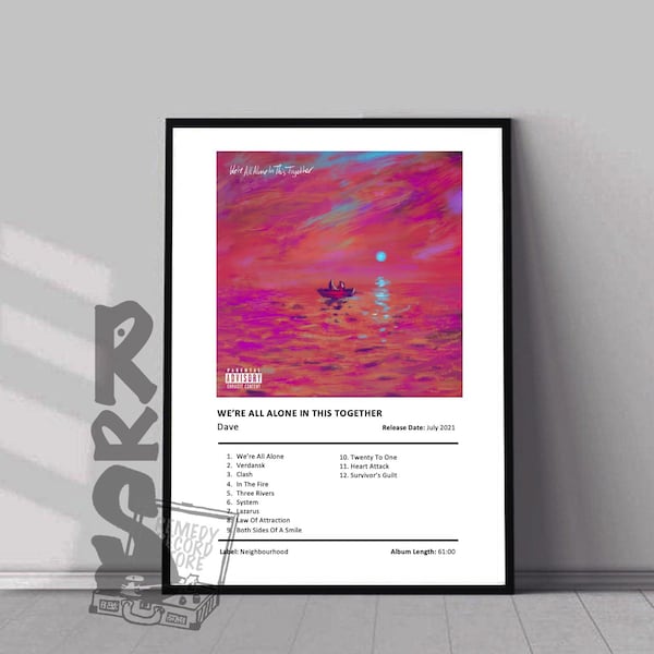 Dave Album Cover Art - Etsy UK