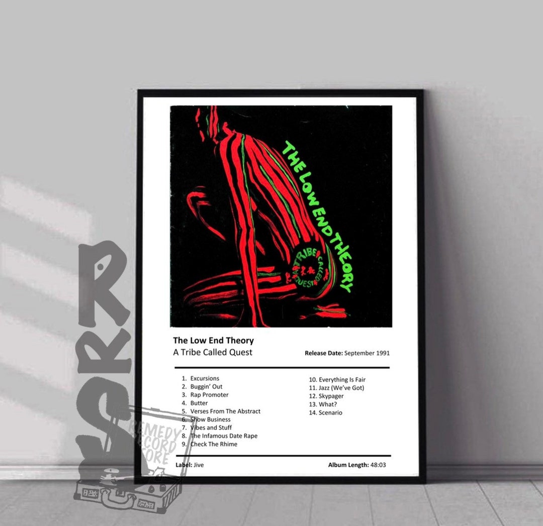 A Tribe Called Quest the Low End Theory Album Cover Poster ATCQ Poster ...