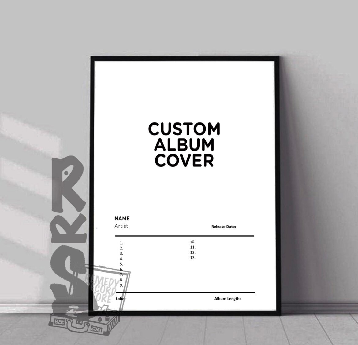 Custom Album Poster Choose Any Album of Your Choice Music - Etsy