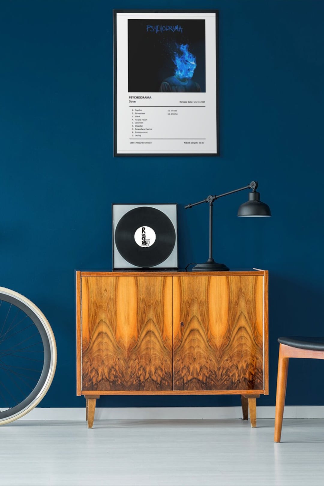 Dave Psychodrama Album Cover Poster Santan Dave Dave Print Dave Poster ...