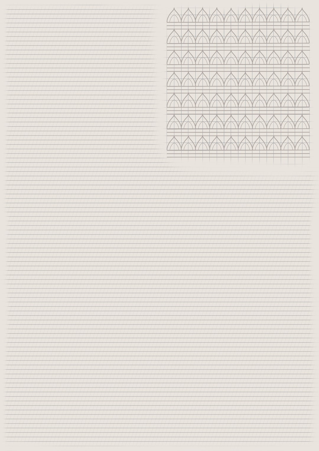 Mandala Pattern + Calligraphy Grid - Etsy