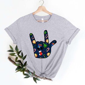 Sign Language Christmas Shirt, Sign Language ASL Shirt, ASL Christmas ...