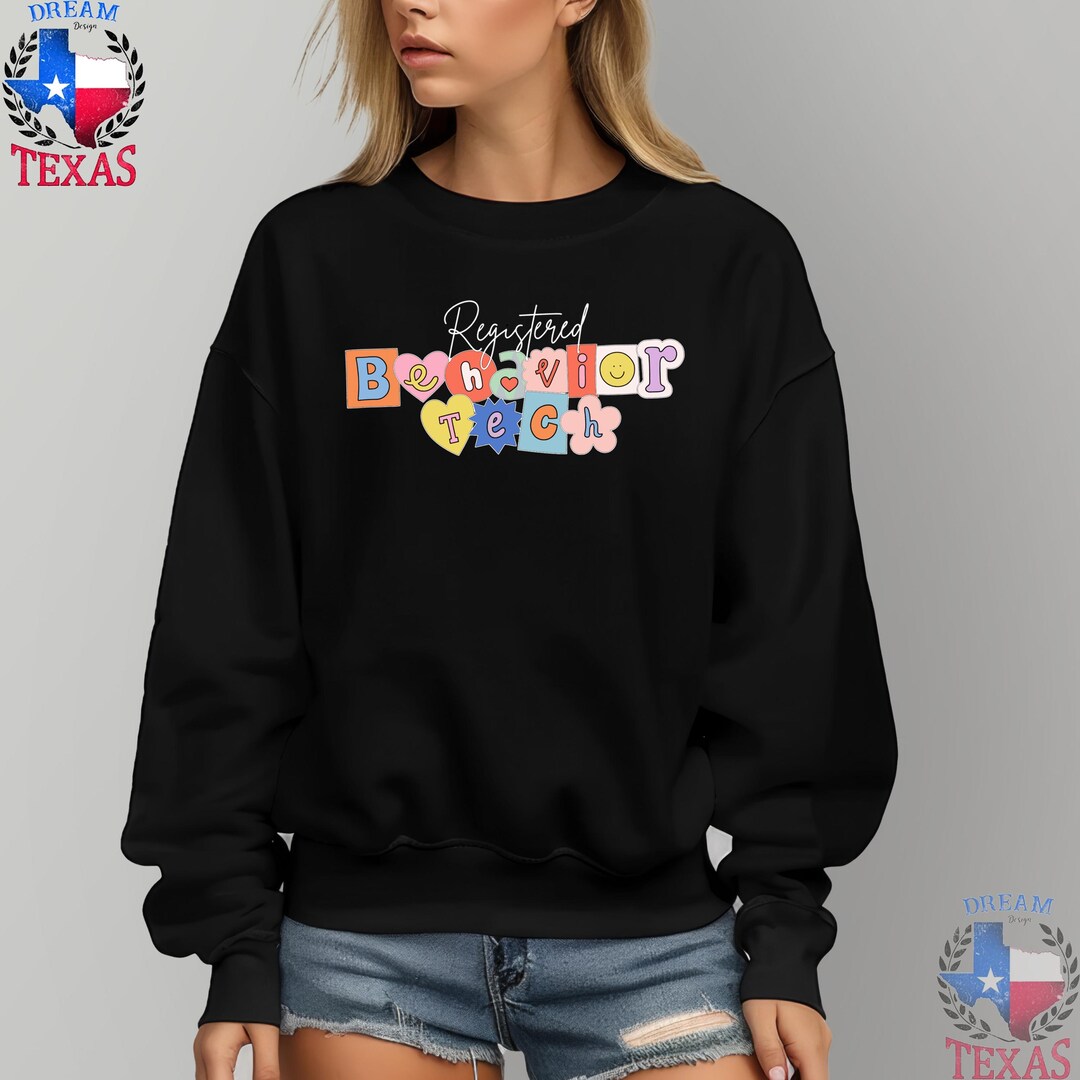 Registered Behavior Tech Sweatshirt, RBT Therapist Sweatshirt, Behavior ...