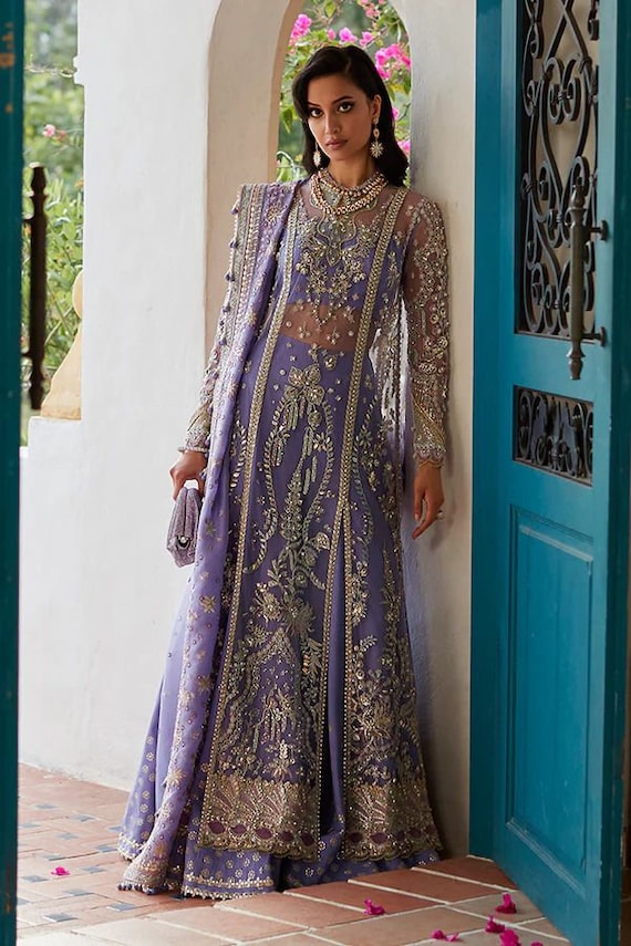 Purple Indian Dresses For Weddings