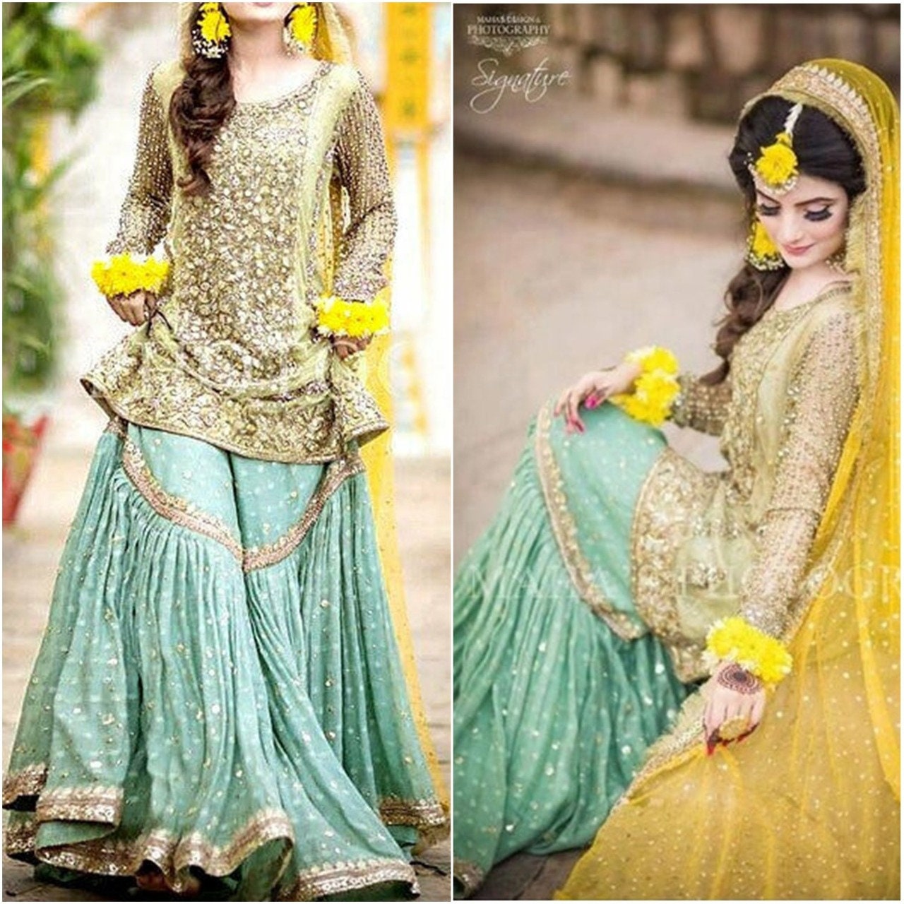 Mehndi Dress For Girls