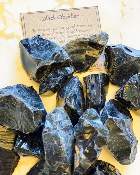 Yellow Obsidian Rock