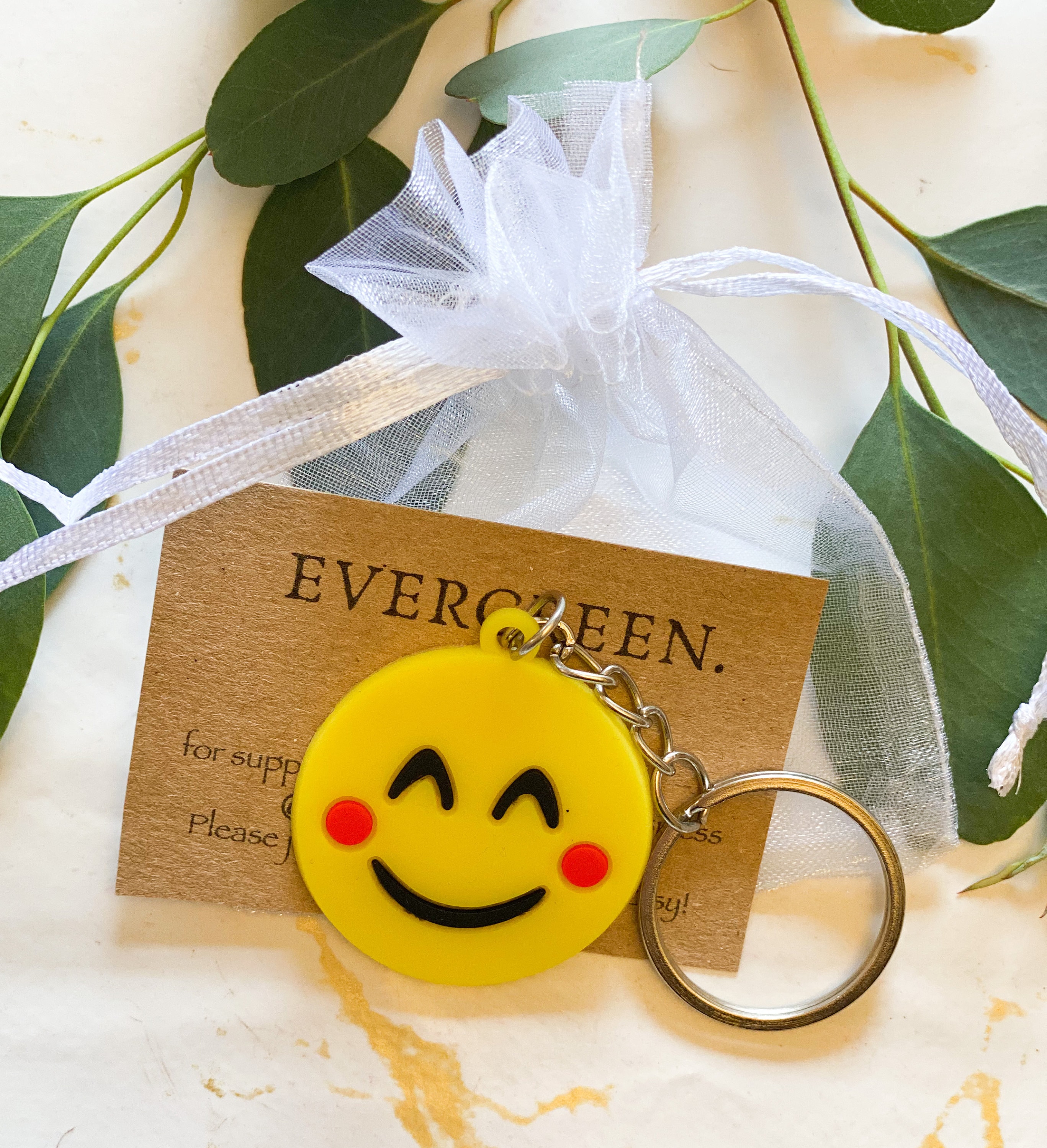 Smiley / Emoji Keychain Large Range Available - Etsy UK