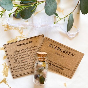 Crystal Intention Jar Self-growth Meditation & - Etsy