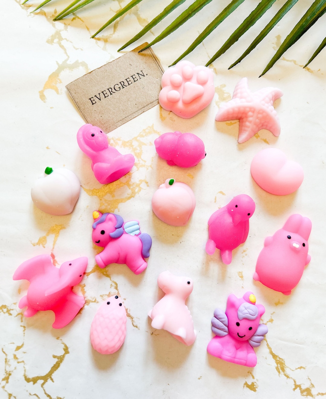 Pink Stress Relief / Anxiety / Fidget Toy Squishy Animal - Wide Variety ...