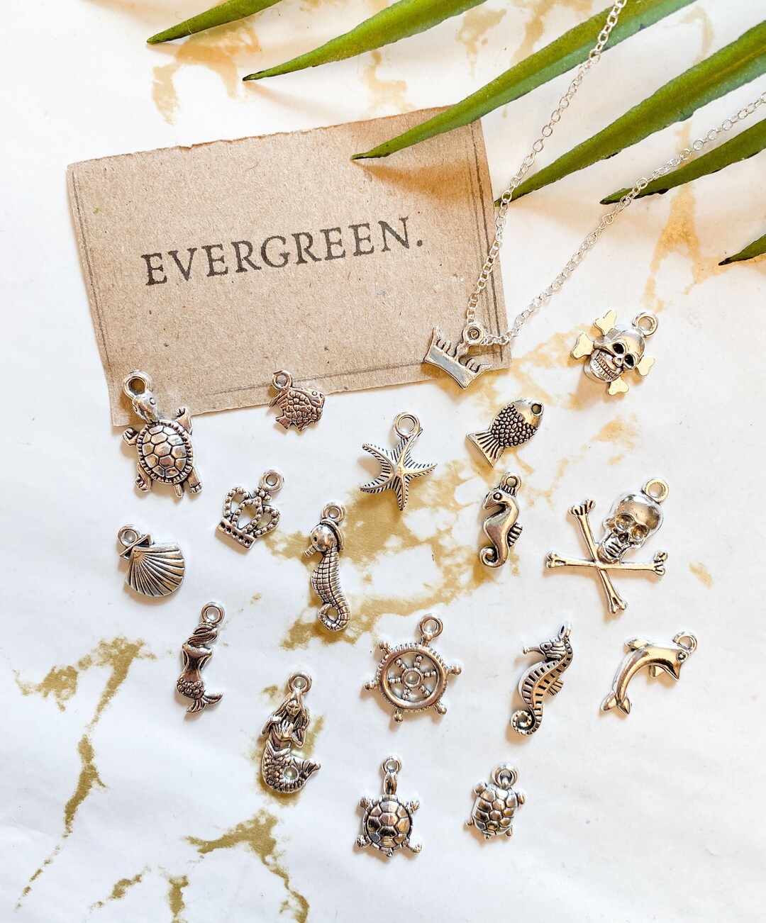 Ocean Pendant Seahorse, Pirate, Crossbones, Skull, Starfish, Sea, Crown ...