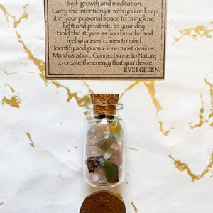 Crystal Intention Jar Self-growth Meditation & - Etsy