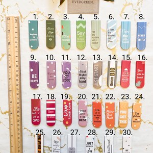 Motivational Quote Magnetic Folding Bookmark - Wide Variety Available ...