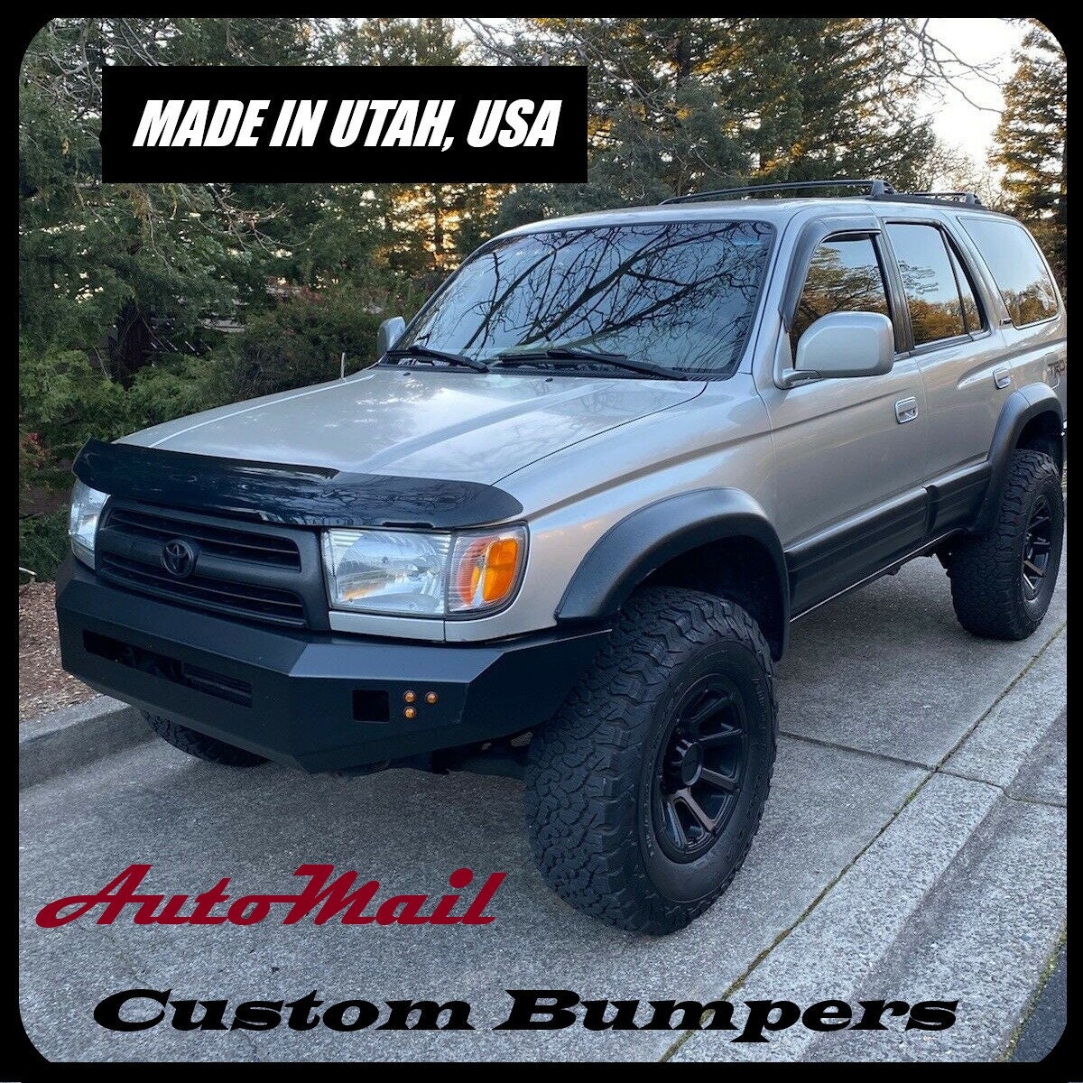 Off-road Steel Front Bumper for Toyota 4runner LIMITED Trim Third Gen ...