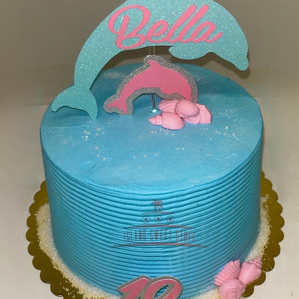 Dolphin Cake Topper - Etsy
