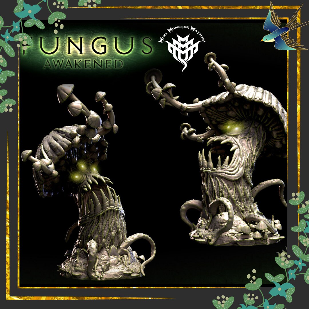 Awakened Mushrooms | Mini Monster Mayhem | Dnd Tabletop Miniature ...
