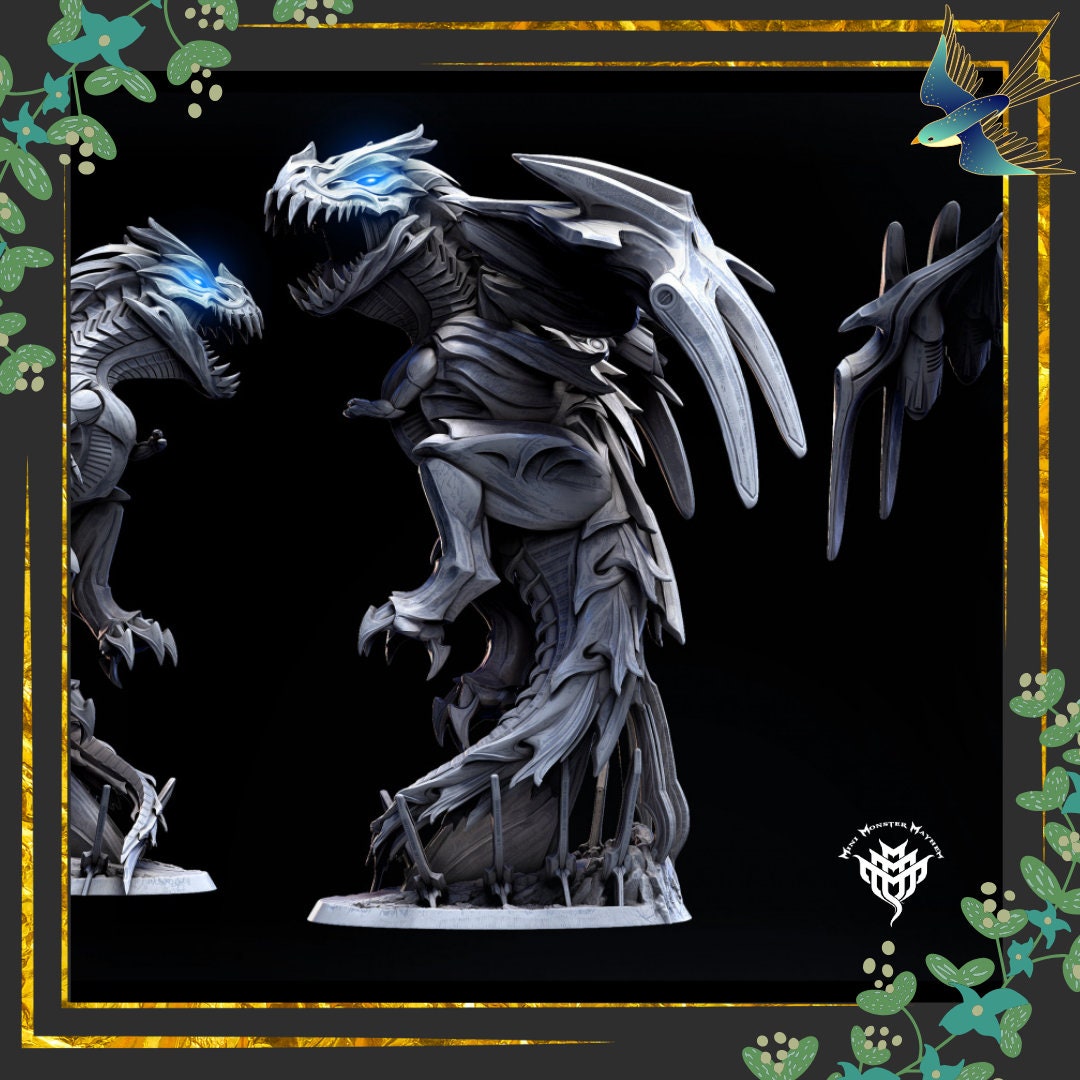 Mech T-rex | Mini Monster Mayhem | Tabletop Miniature | Hand-painted by ...