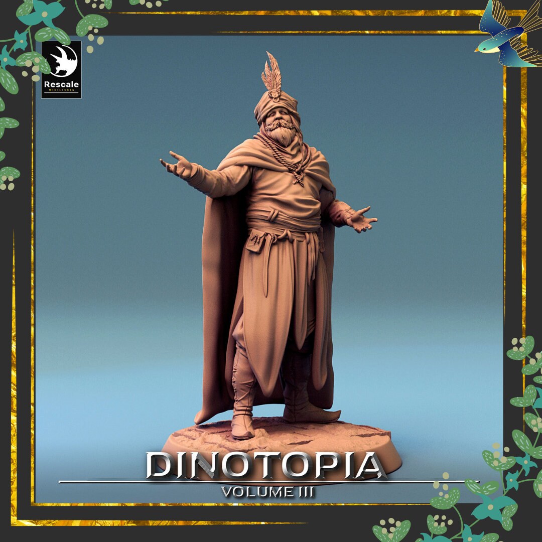 Dinotopia Merchant/ Royal | Rescale Miniatures | DND Tabletop Miniature ...