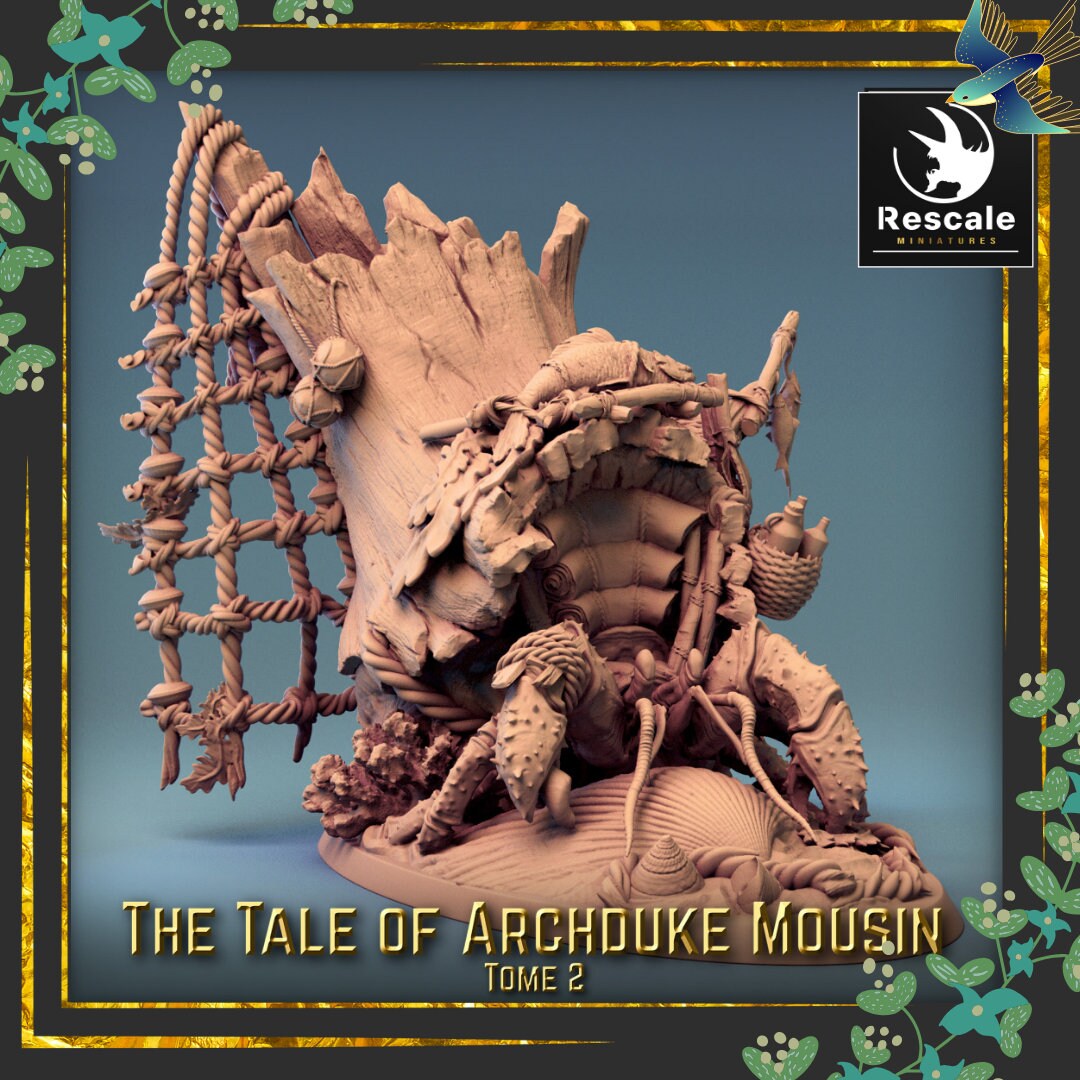 Archduke Mousin Hermit Crab With Riders Rescale Miniatures Tabletop ...