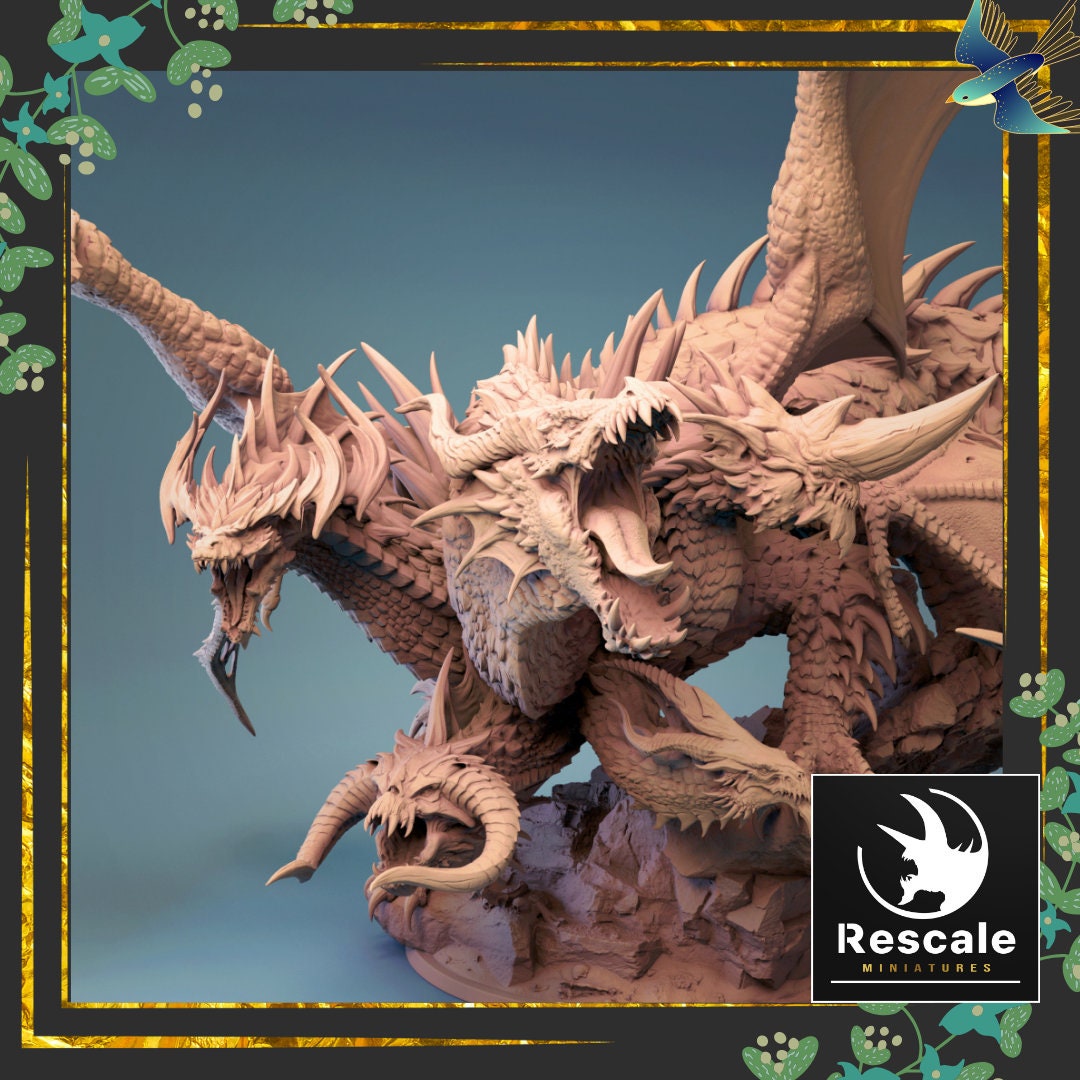 Tiamat | Rescale Miniatures | Dnd Tabletop Miniature | Hand-painted ...