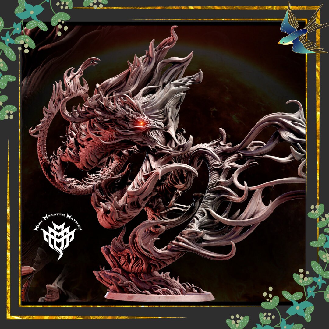 Fire Drake Mini Monster Mayhem Tabletop Miniature Hand-painted by the ...